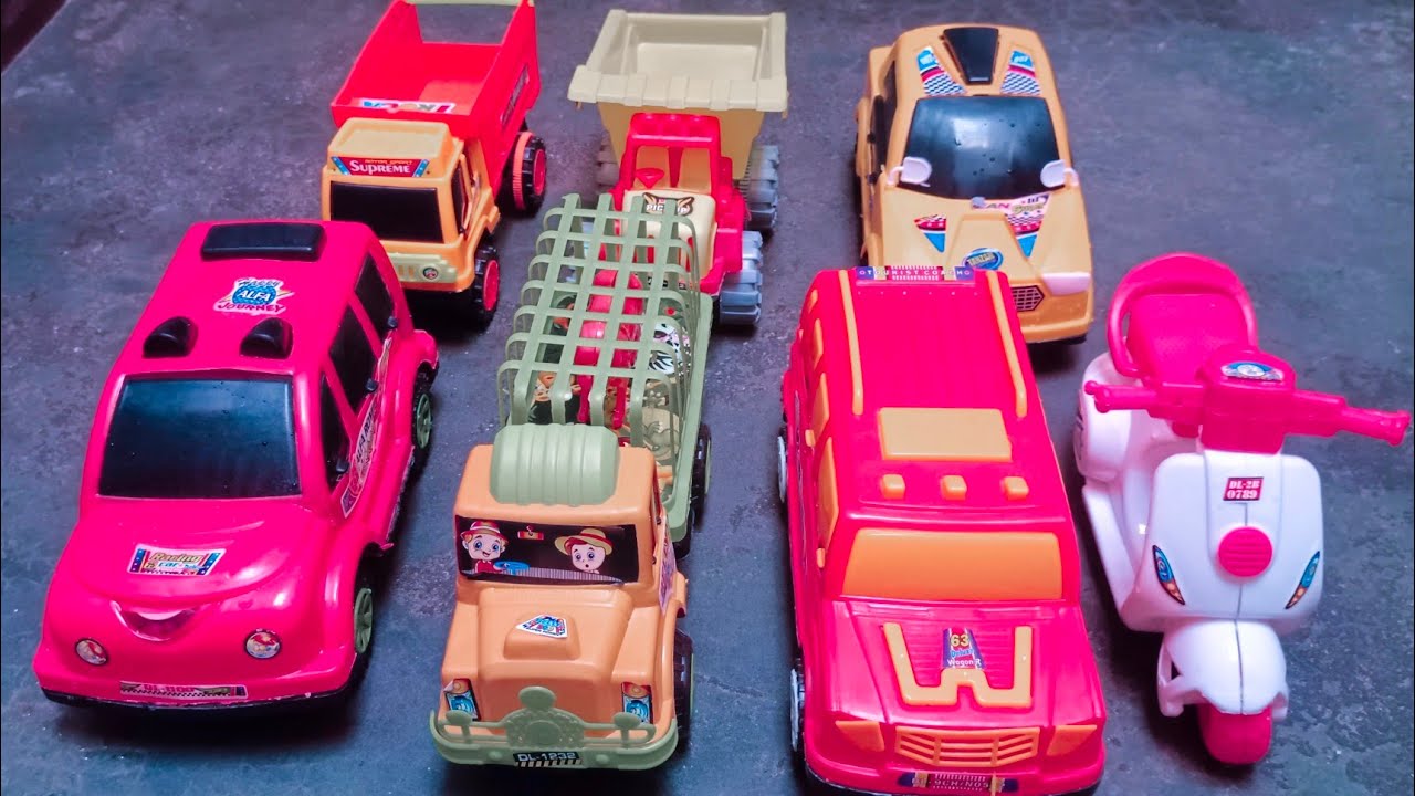 gadi wala cartoon video। helicopter wala video। bus truck jcb car ...