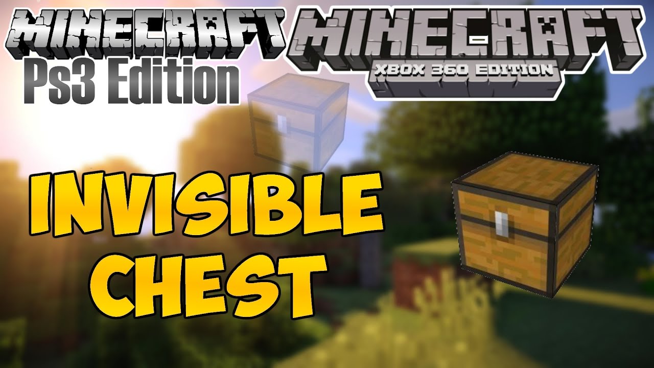 Minecraft PS3/Xbox 360 Invisible Chest! [TU15] - YouTube