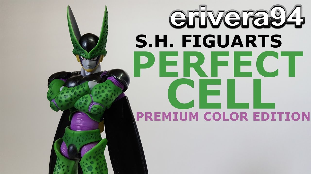 S.H. Figuarts Perfect Cell Figure Review Premium Color Edition Dragon ...