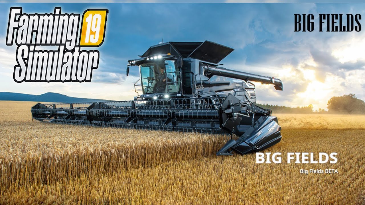 🚜Big Fields - карта с огромными полями! FARMING SIMULATOR 19 - YouTube