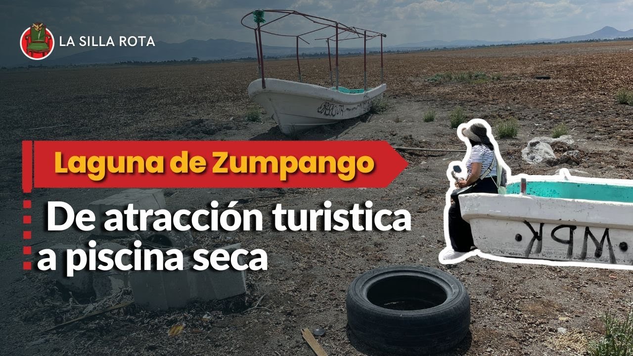 La laguna de Zumpango era una atracción turistica, ahora está seca ...