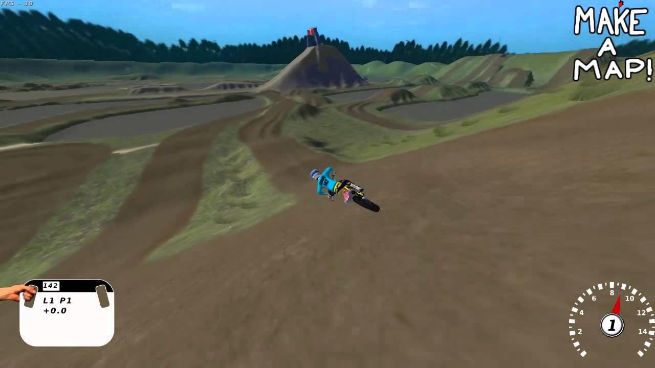 mx simulator track review on !2015 Flex Factory compound - YouTube