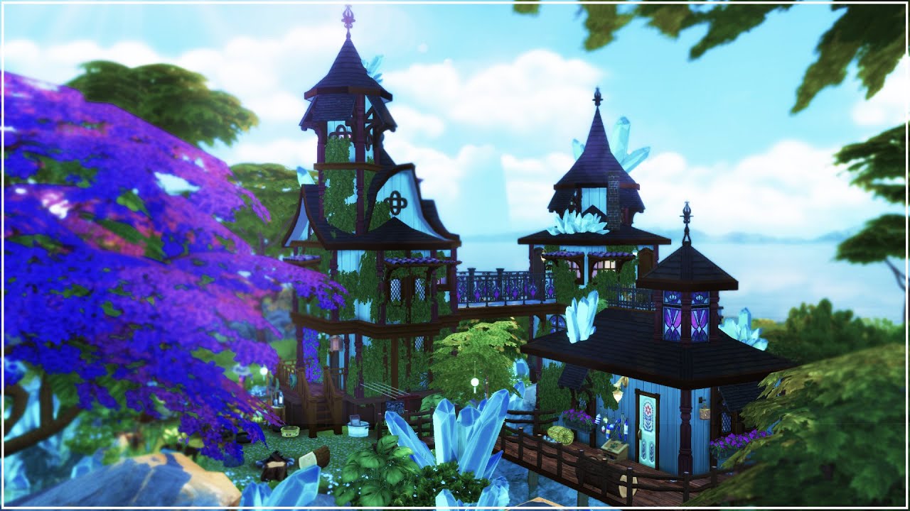 Magical Spellcaster House | The Sims 4 stop motion | CC Free | Realm Of ...