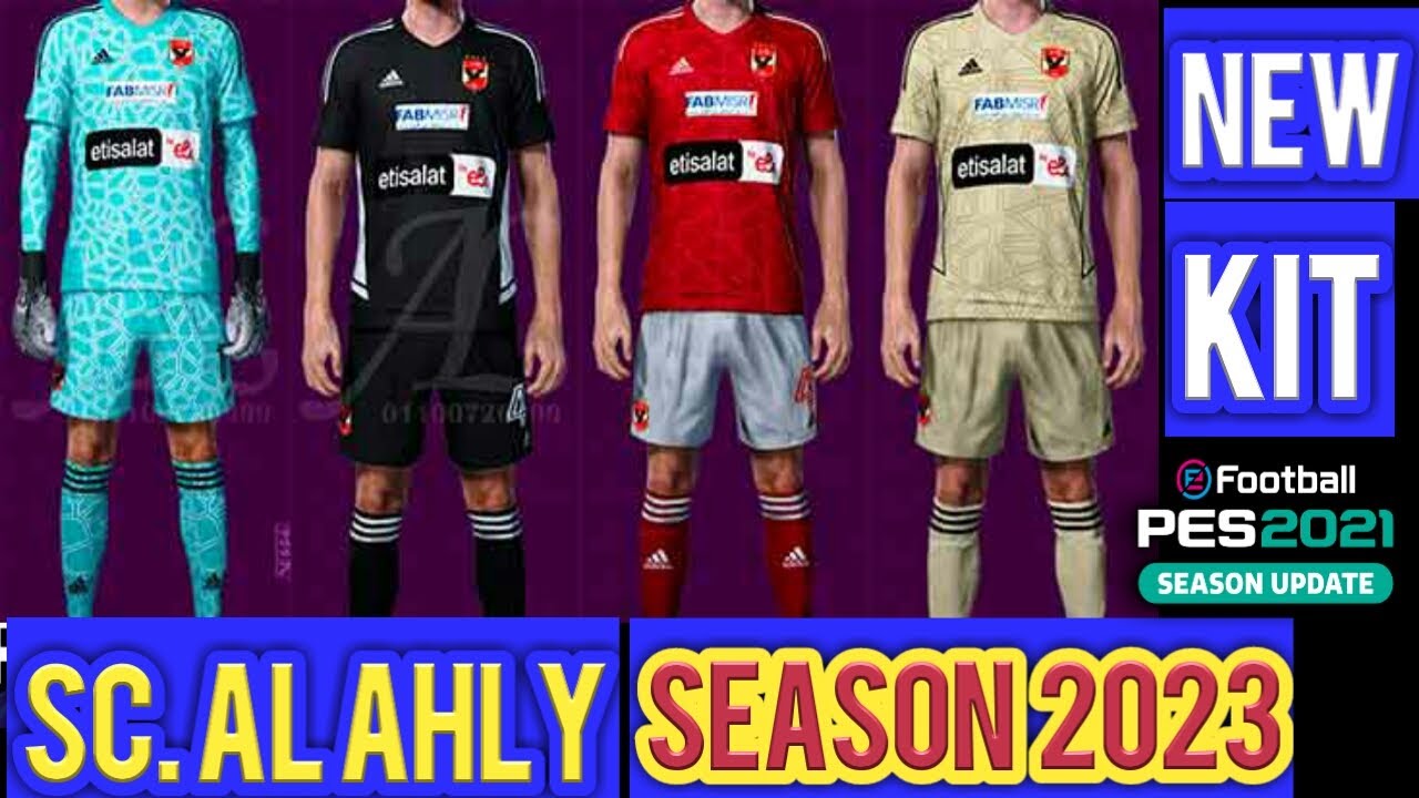 PES 2021 Al Ahly SC Kits 2023 Egyptian - YouTube