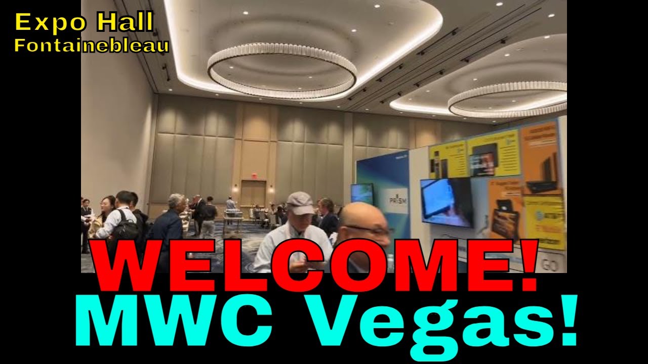 Welcome to MWC Vegas!!! Expo Hall at Fontainebleau - YouTube