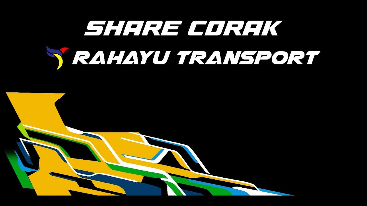 SHARE! Corak Livery Bus Rahayu Transport | Free PPL - YouTube
