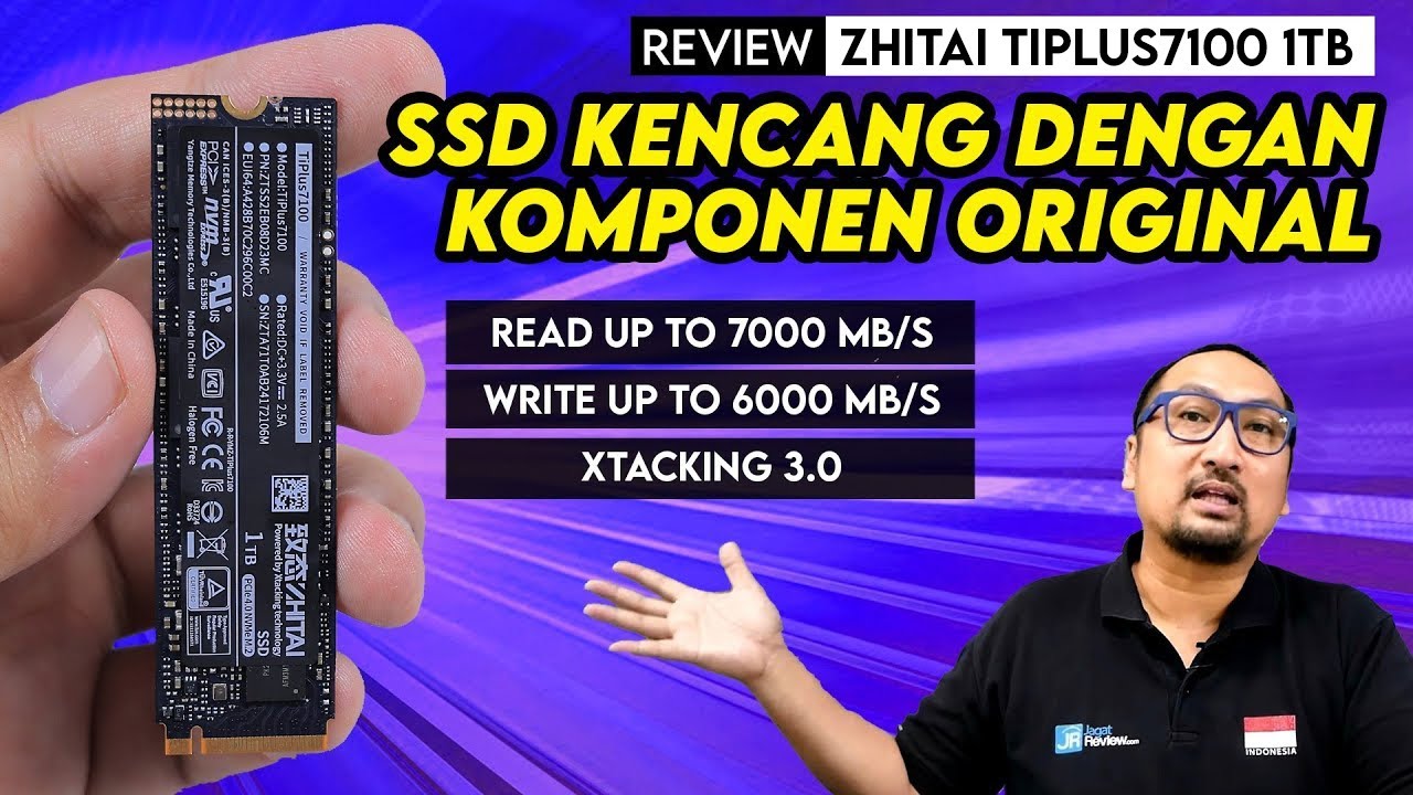 SSD Kencang Pakai Original NAND dgn Xtacking 3.0 - Review Zhitai TiPlus7100 1 TB - YouTube