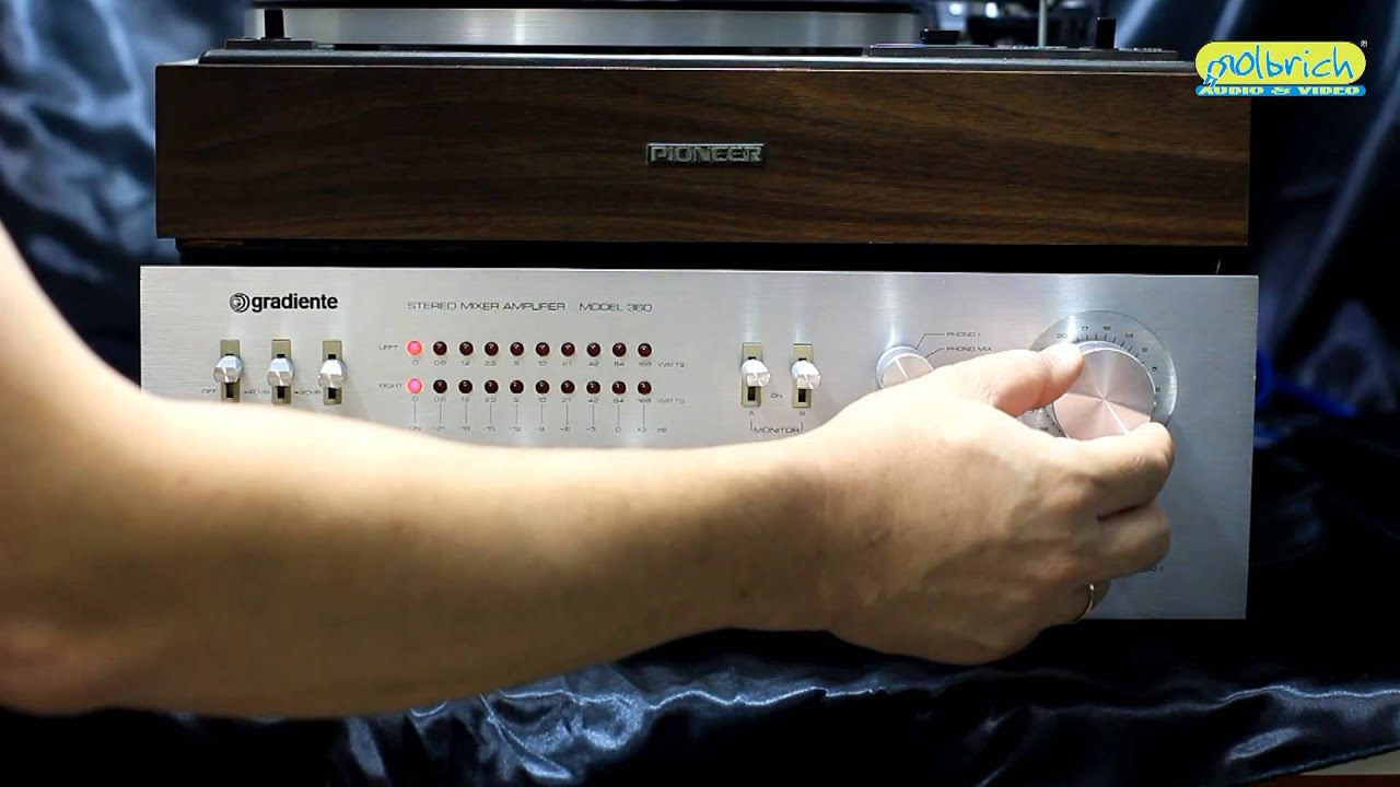 Amplificador Gradiente Model 360 - YouTube
