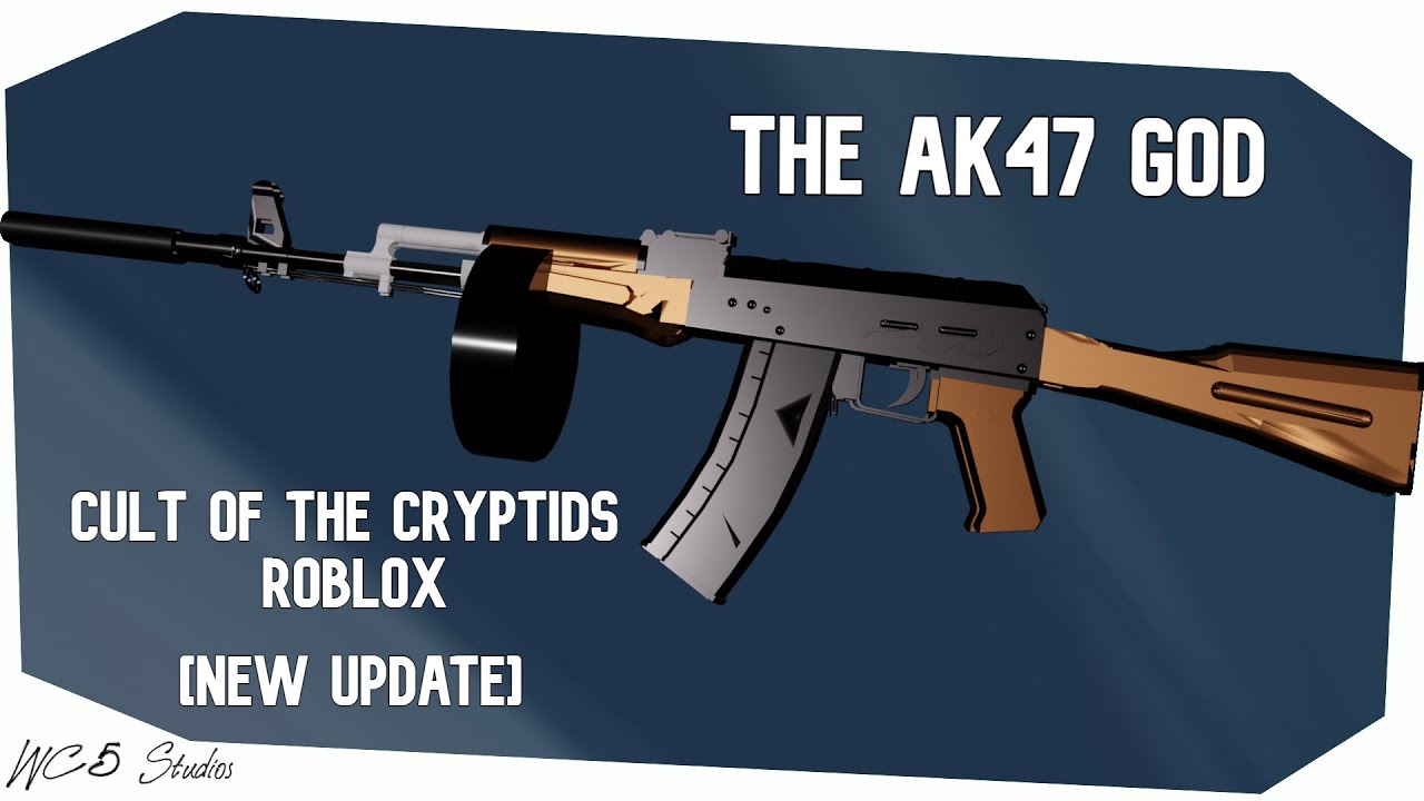 The NEW AK47 GUN GOD Gamepass Cult of the Cryptids Roblox [NEW UPDATE ...