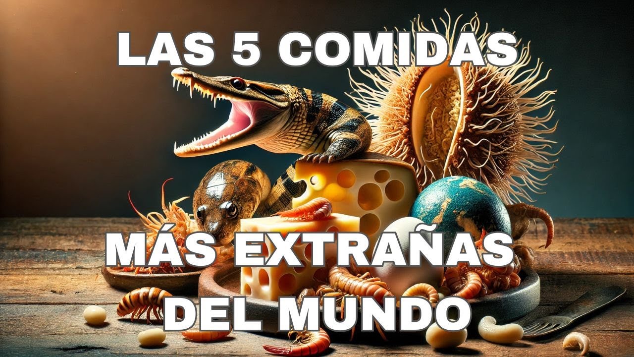¿Te Atreverías a Probarlas? | Las 5 Comidas Más Extrañas del Mundo ...