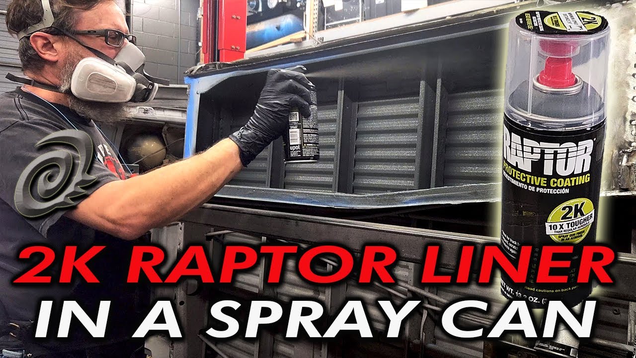 U-POL Raptor 2K Spray-On Truck Bedliner Aerosol - Bay Window VW BUS ...