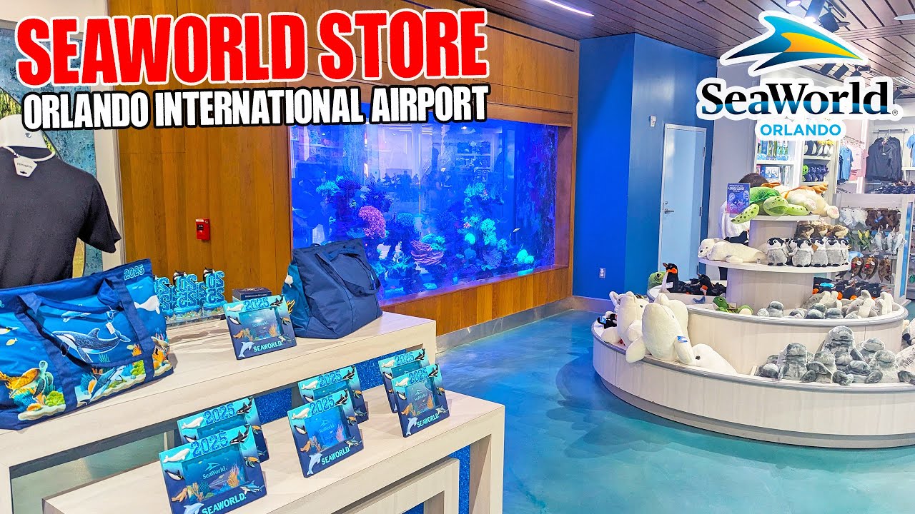 SeaWorld Merchandise Tour at MCO Terminal C Orlando International ...