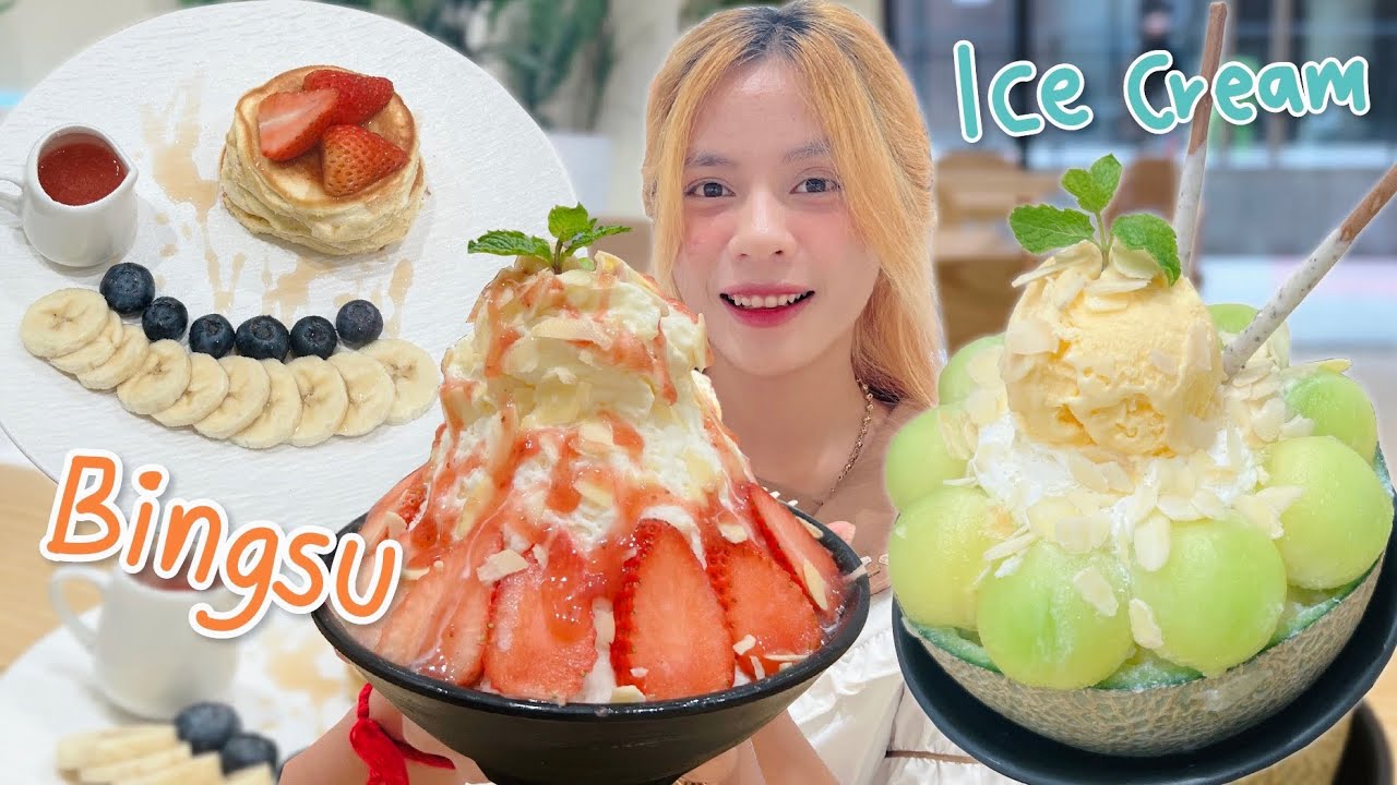 New Bingsu Shop Korean Dessert in Cambodia - YouTube