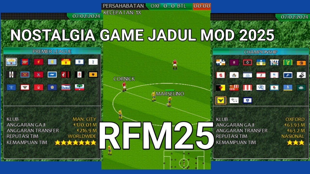 Nostalgia Real Football Manager 2010 Mod 2025 - YouTube