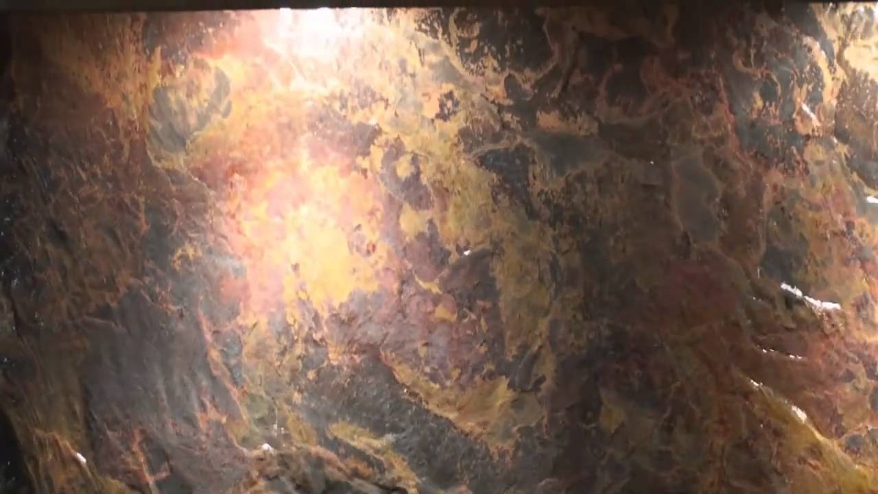 Whispering Creek Rajah Slate Copper Round Wall Fountain - YouTube