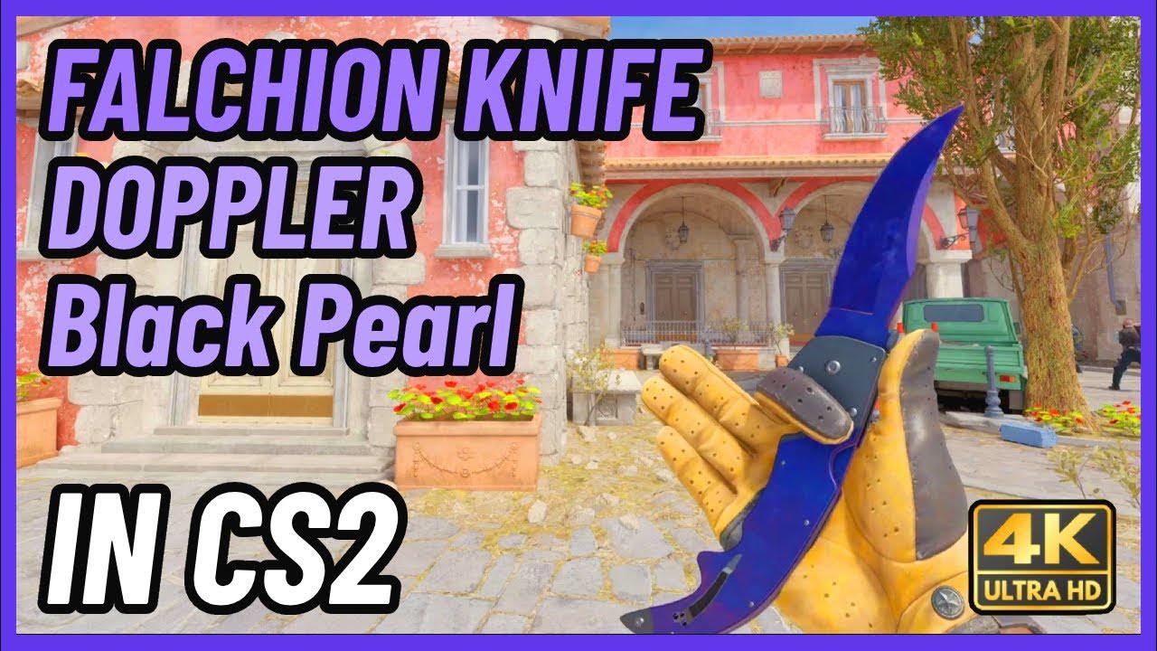 CS2 Falchion Knife Doppler (Black Pearl) | CS2 Knife In-Game Showcase [4K] - YouTube