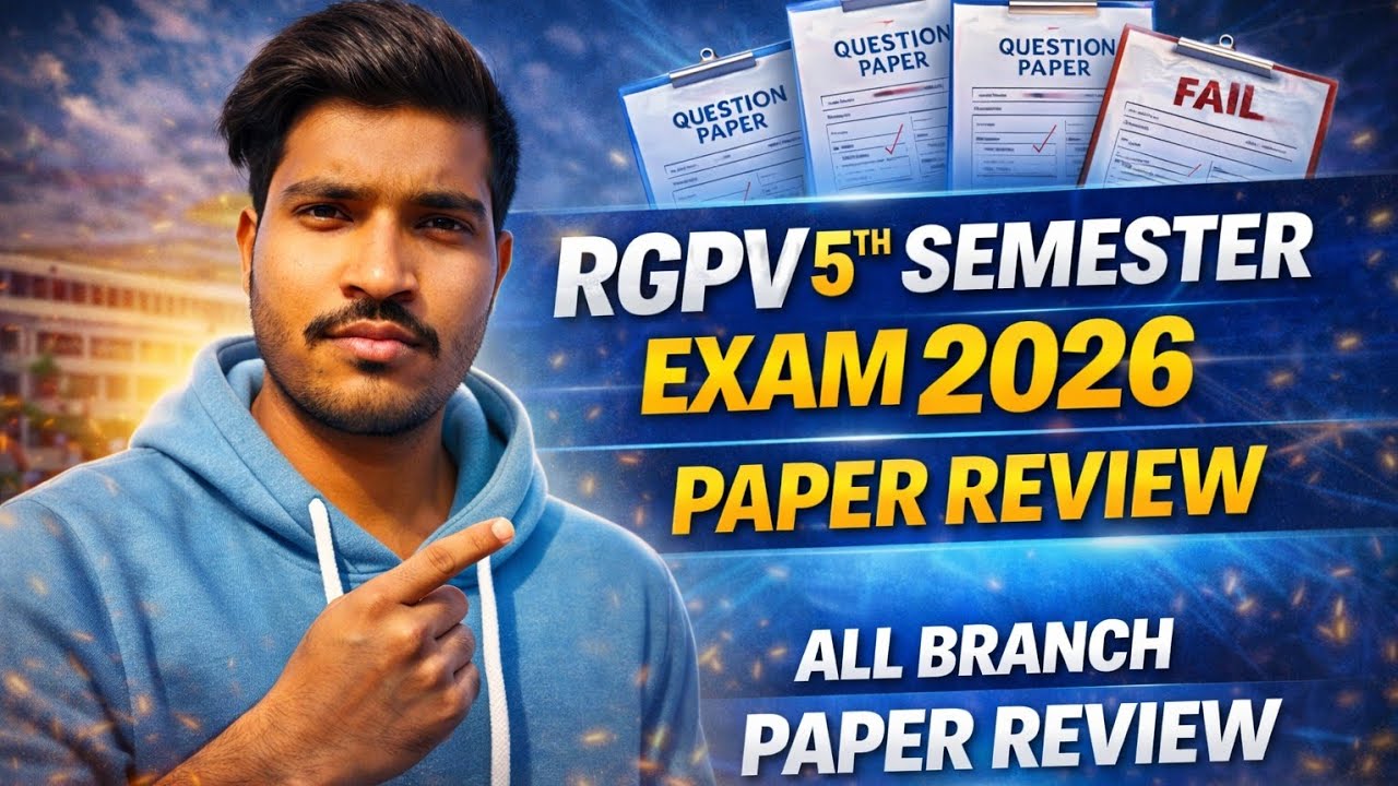 Rgpv 5th Semester Exam Review | All Branch Paper Review | Rgpv Exam ...