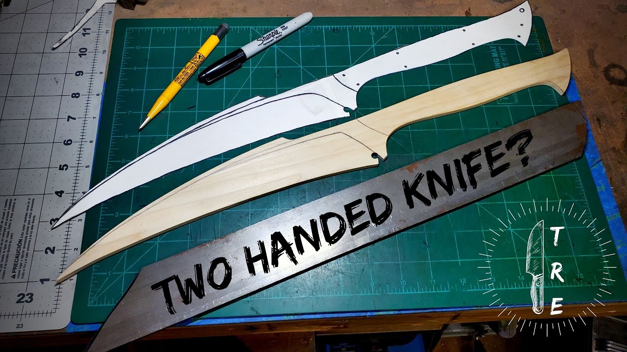 Starting A Crazy Knife Build | Making A Wood Template | Vlog - YouTube