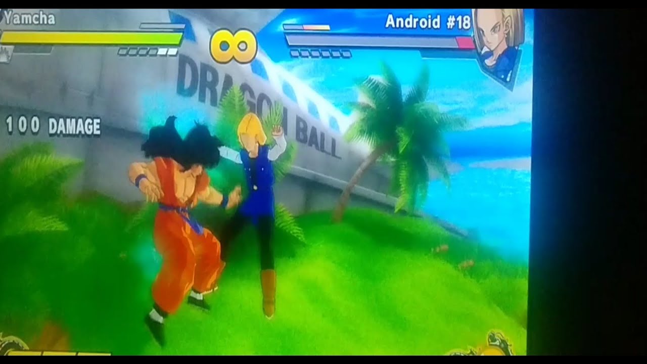 Dragonball Z Burst Limit Yamcha Throw on Android 18 Ryona - YouTube