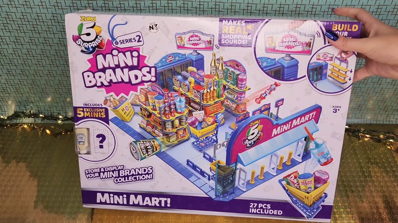 Mini Brands Mini Mart for SA Series 1 Unboxing and Building [NZ Series ...