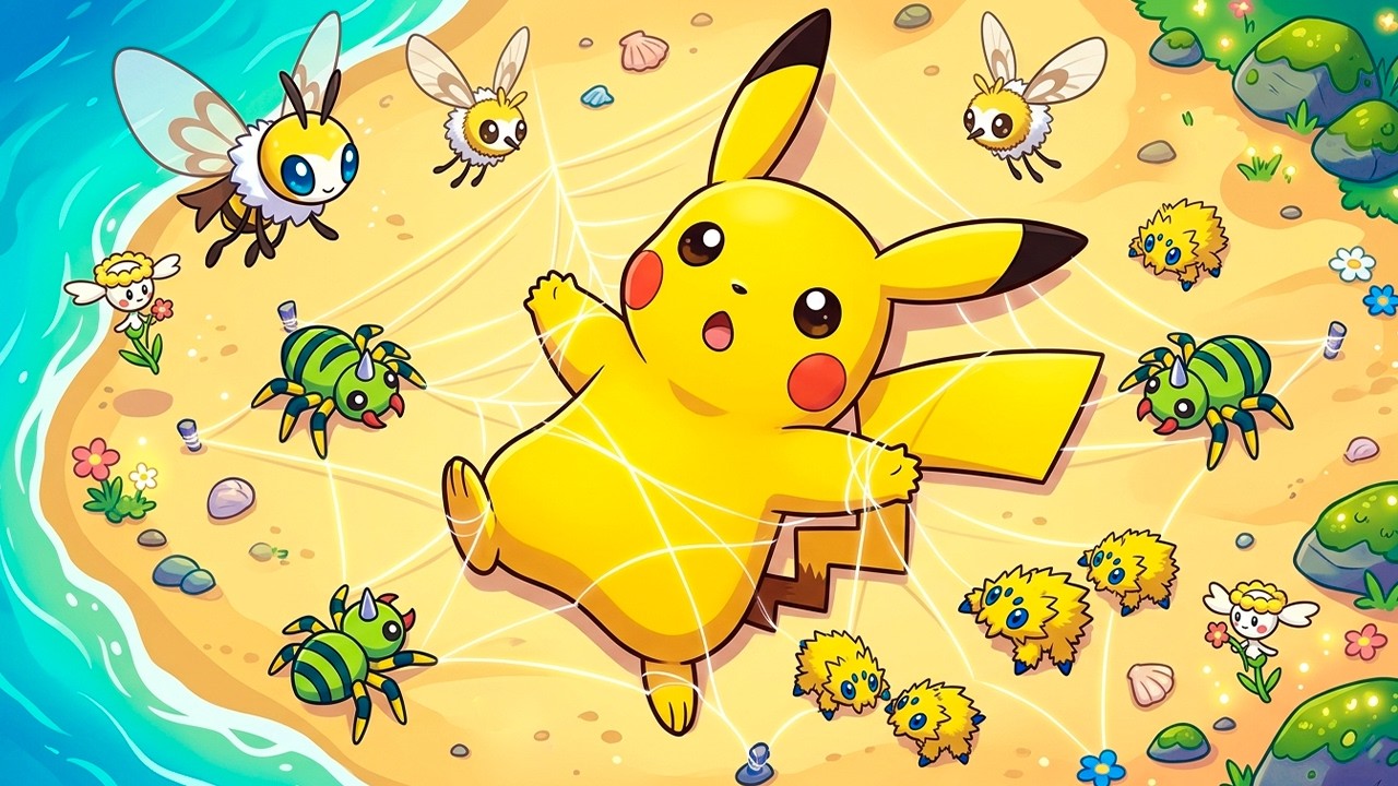 Pikachu's Tiny Island Adventure | Pokémon Bedtime Story for Kids | A ...