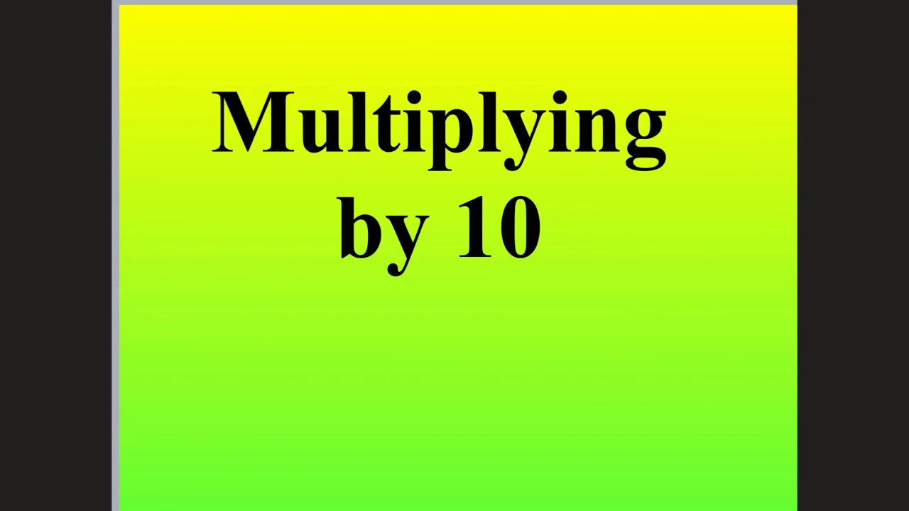 Multiplying And Dividing By 10 100 And 1000 YouTube Multiplying And Dividing By 10 100 And 1000 YouTube
