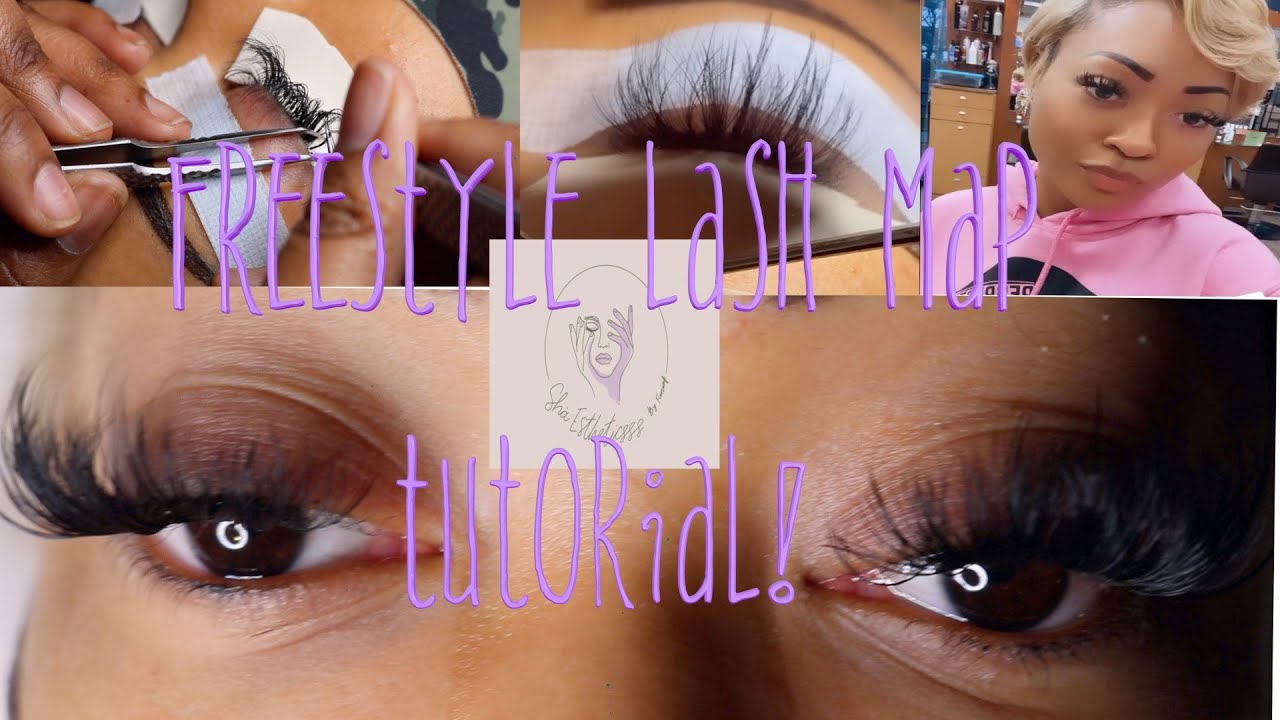 Lash With Me | Freestyle Lash Map using 14-22mm long lash extensions ...