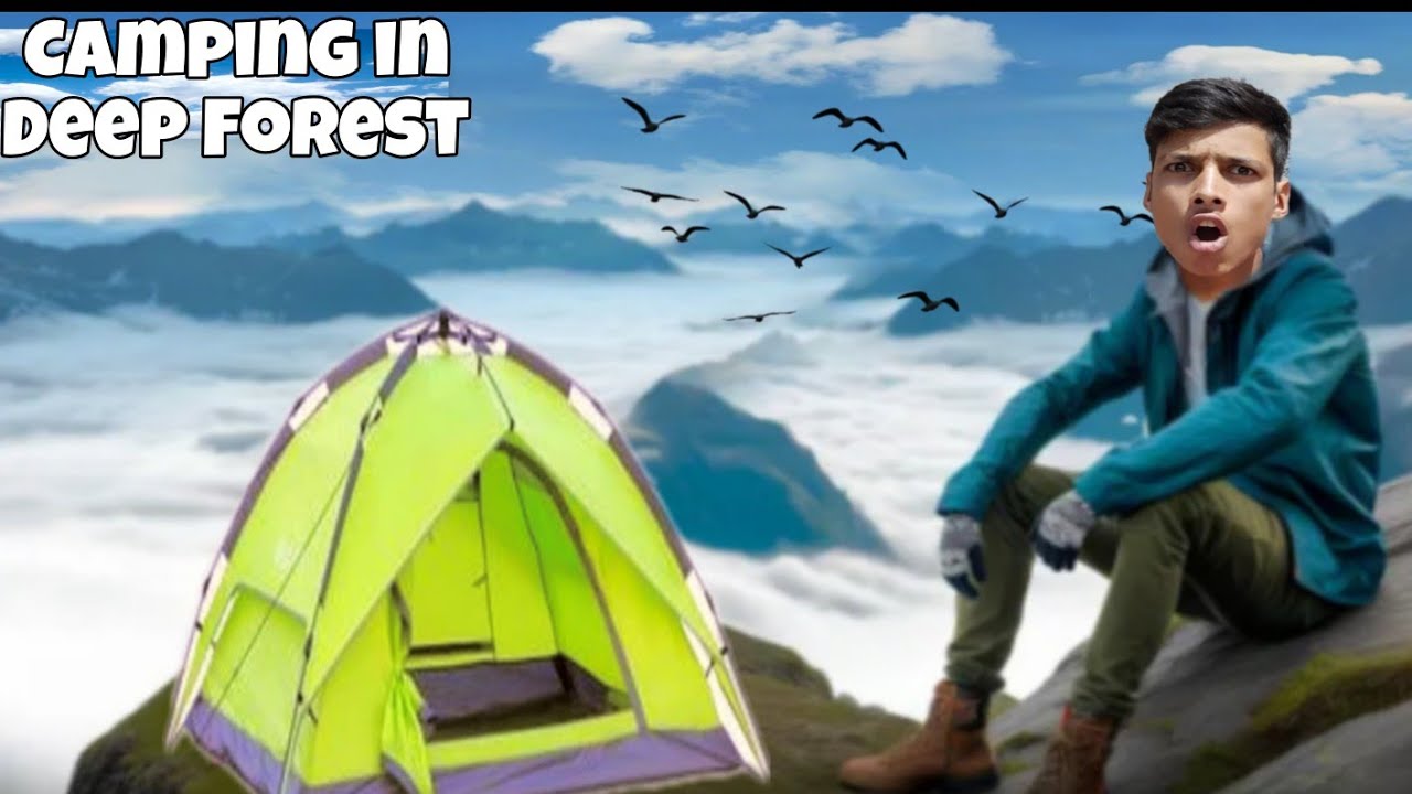 Night Camping In Deep Forest 😱 || Camping with Friends || Camping 🏕 ...