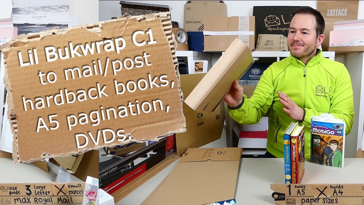 Lil Bukwrap - C1 to mail/post hardback books, DVDs, A5 pagination ...