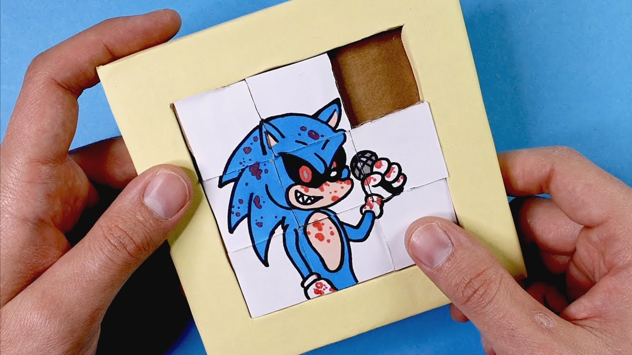 Amazing SONIC.EXE FNF CRAFT DIY IDEAS CHALLENGE - COOL ART - YouTube