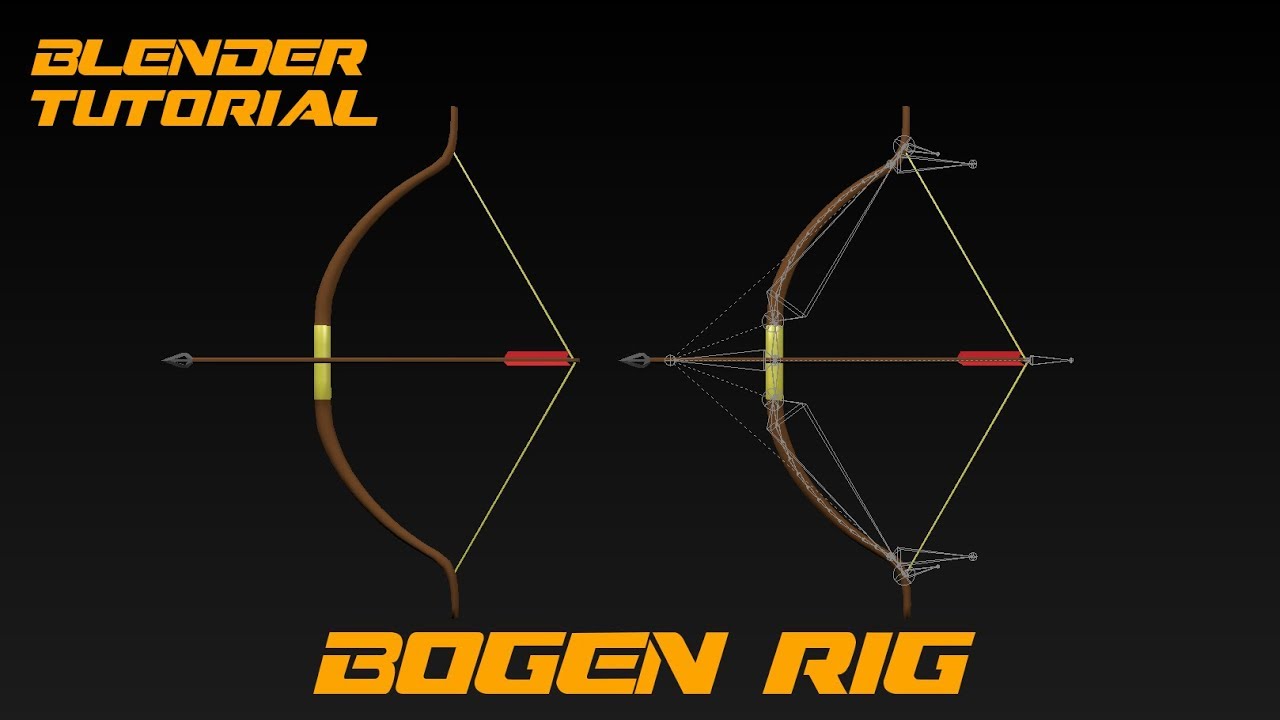 Blender Tutorial: einen Bogen riggen - YouTube
