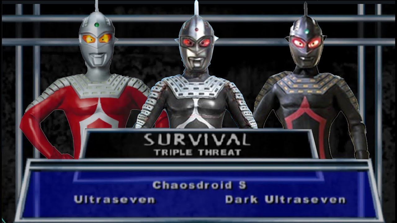 Ultraseven Vs Chaosdroid S Vs Dark Ultraseven || Smackdown : Here Comes ...