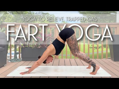 Yoga for Trapped Gas, Bloating and Indigestion ( Best Yoga Poses to Fart! )