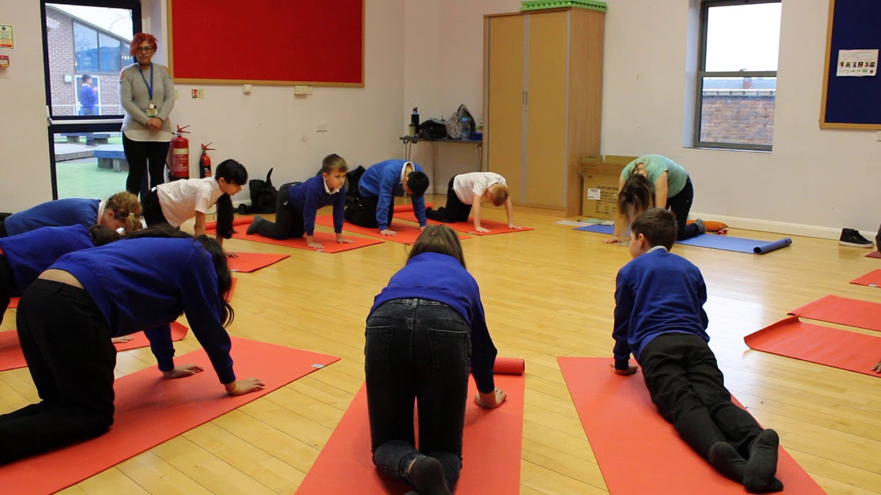 Pear Tree Juniors: Year 5 Yoga - Part 1 - YouTube