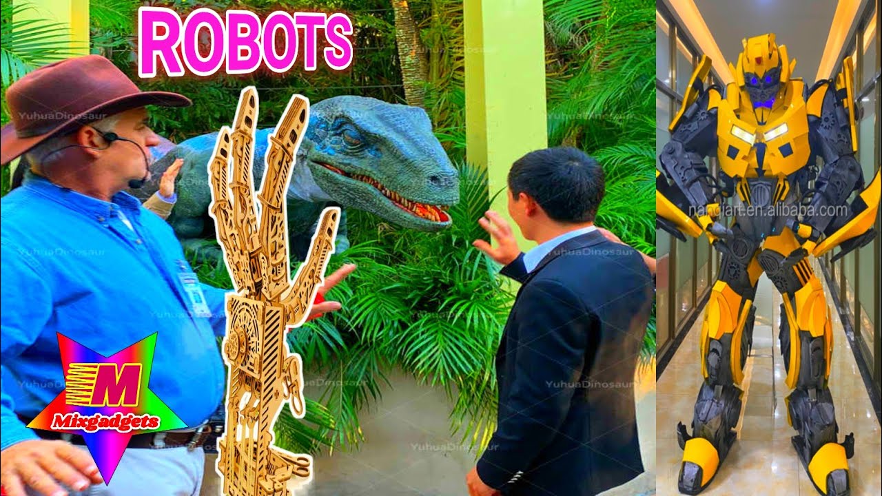 LADY SERVING ROBOT GADGETS | PLAYING ROBOTS GADGETS | NEW HEARING ...