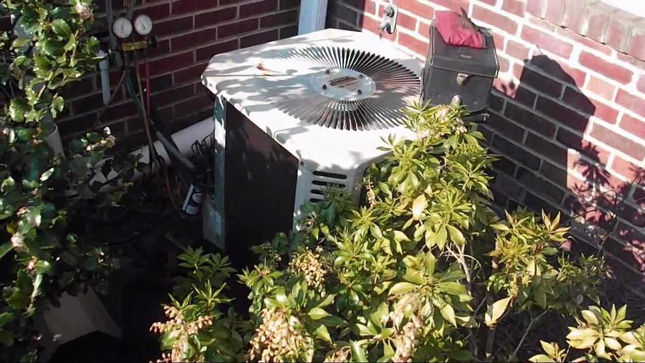 Older York heat pump getting a new hard start kit - YouTube