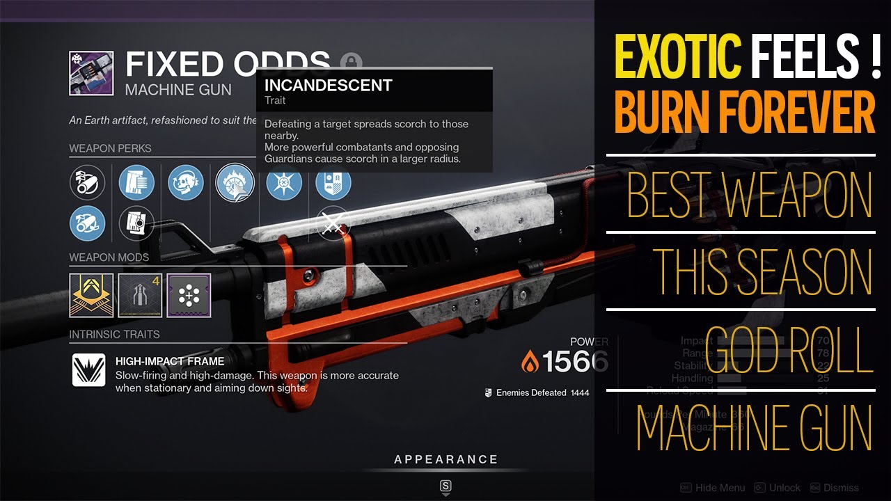 This feels like an exotic! God roll fixed odds machine gun. Duality ...