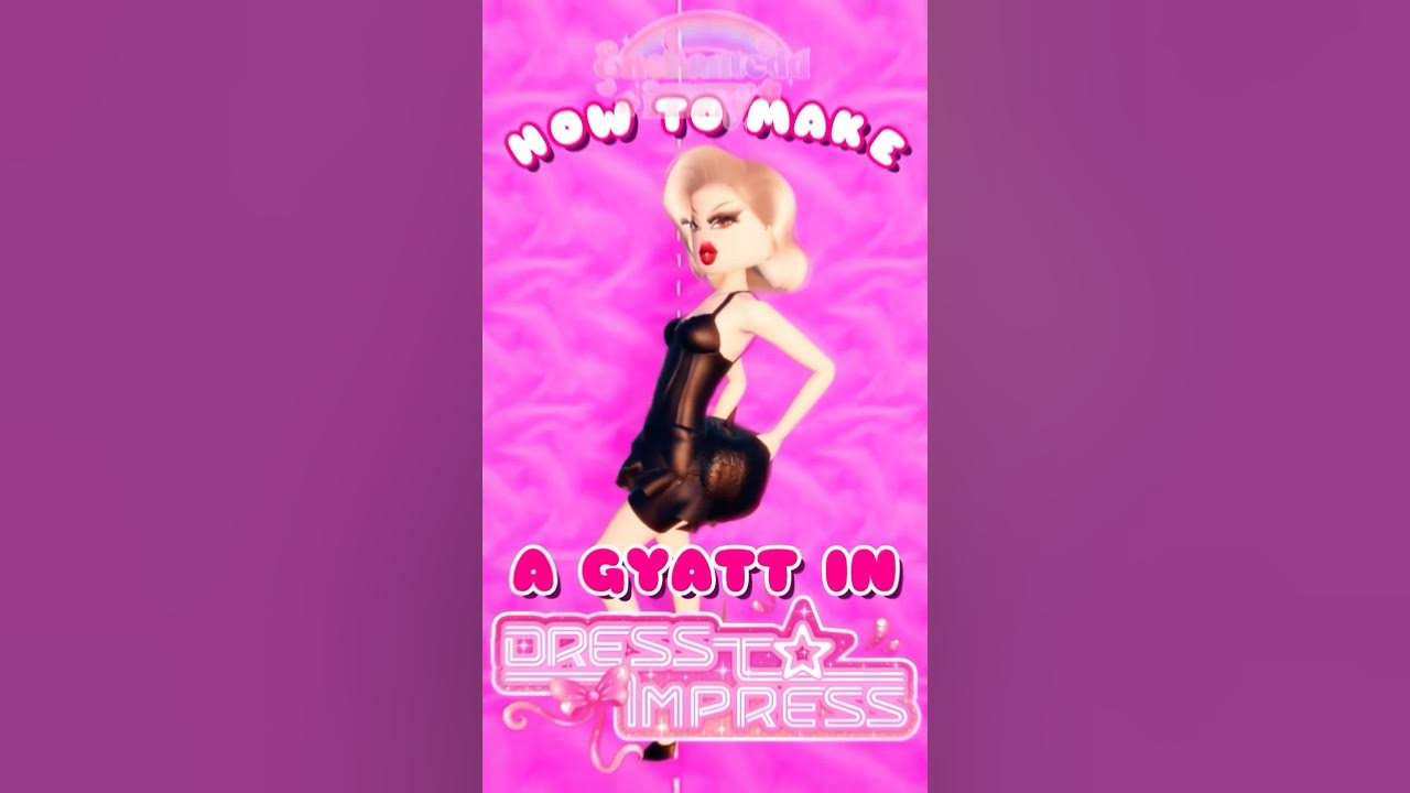 How to make a GYATT In DRESS TO IMPRESS! 😂 Comment below if you want MORE HACKS! #dresstoimpress ...