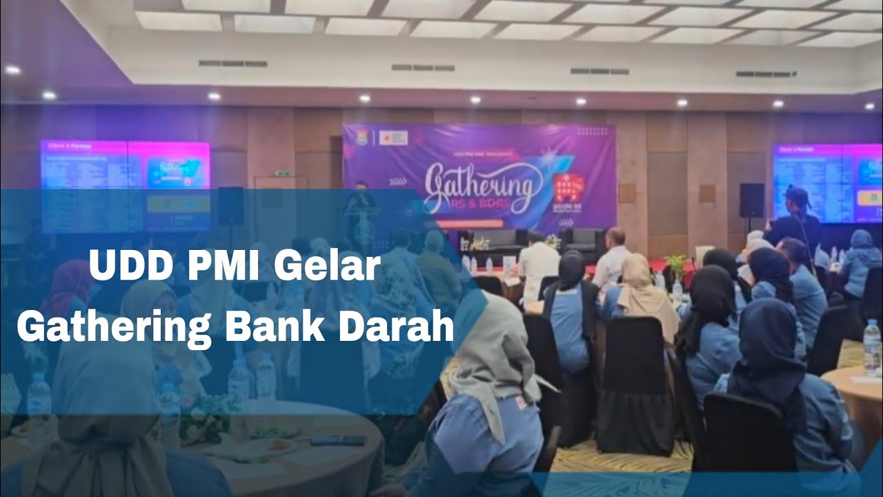 UDD PMI KABUPATEN TANGERANG GELAR GATHERING BANK DARAH - YouTube