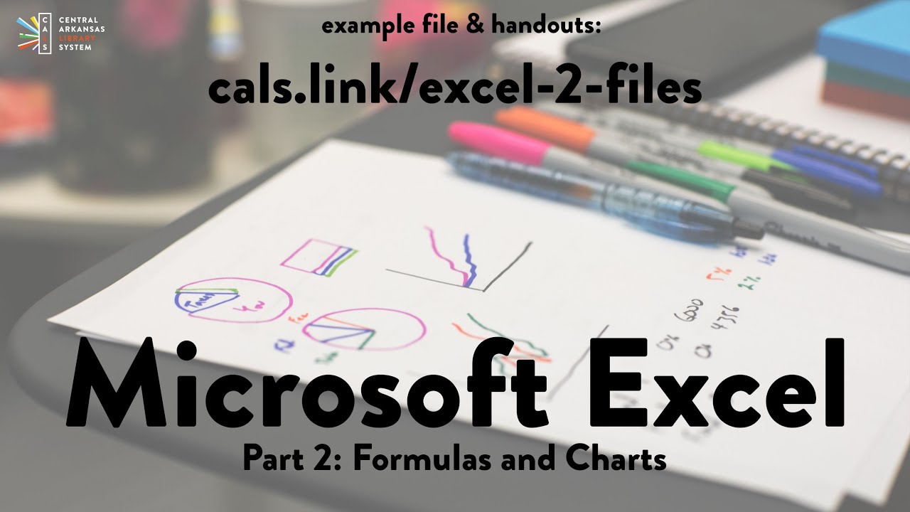 Microsoft Excel Part 2: Formulas and Charts - YouTube