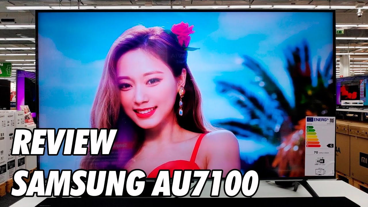 Review Samsung AU7100 - Nuevo Televisor 4K UHD HDR Smart TV - YouTube