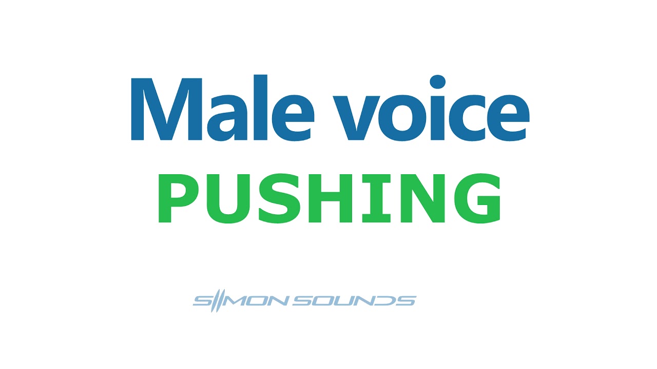 Male voice - PUSHING - Sound Effect (SFX) - YouTube