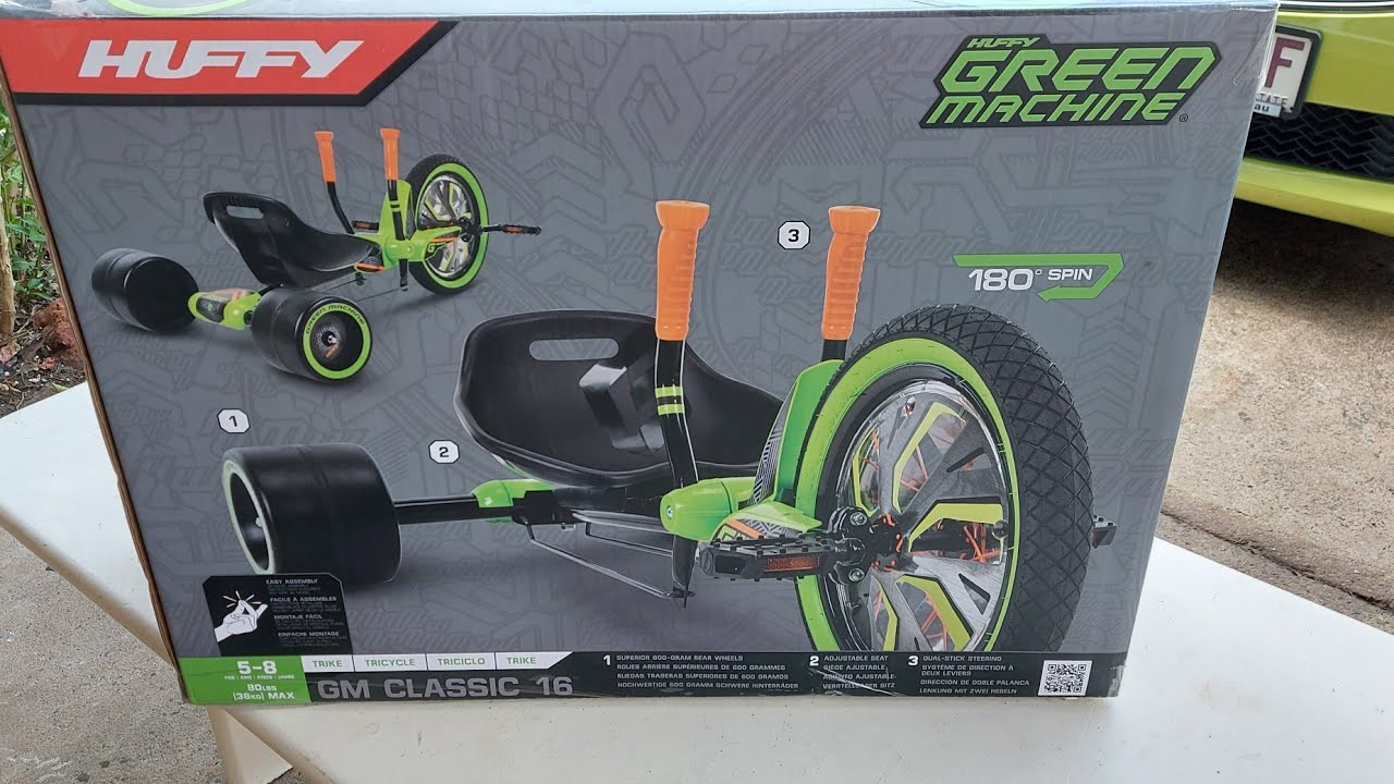 Assembling Damiens Huffy Green Machine (Christmas 🎁). - YouTube