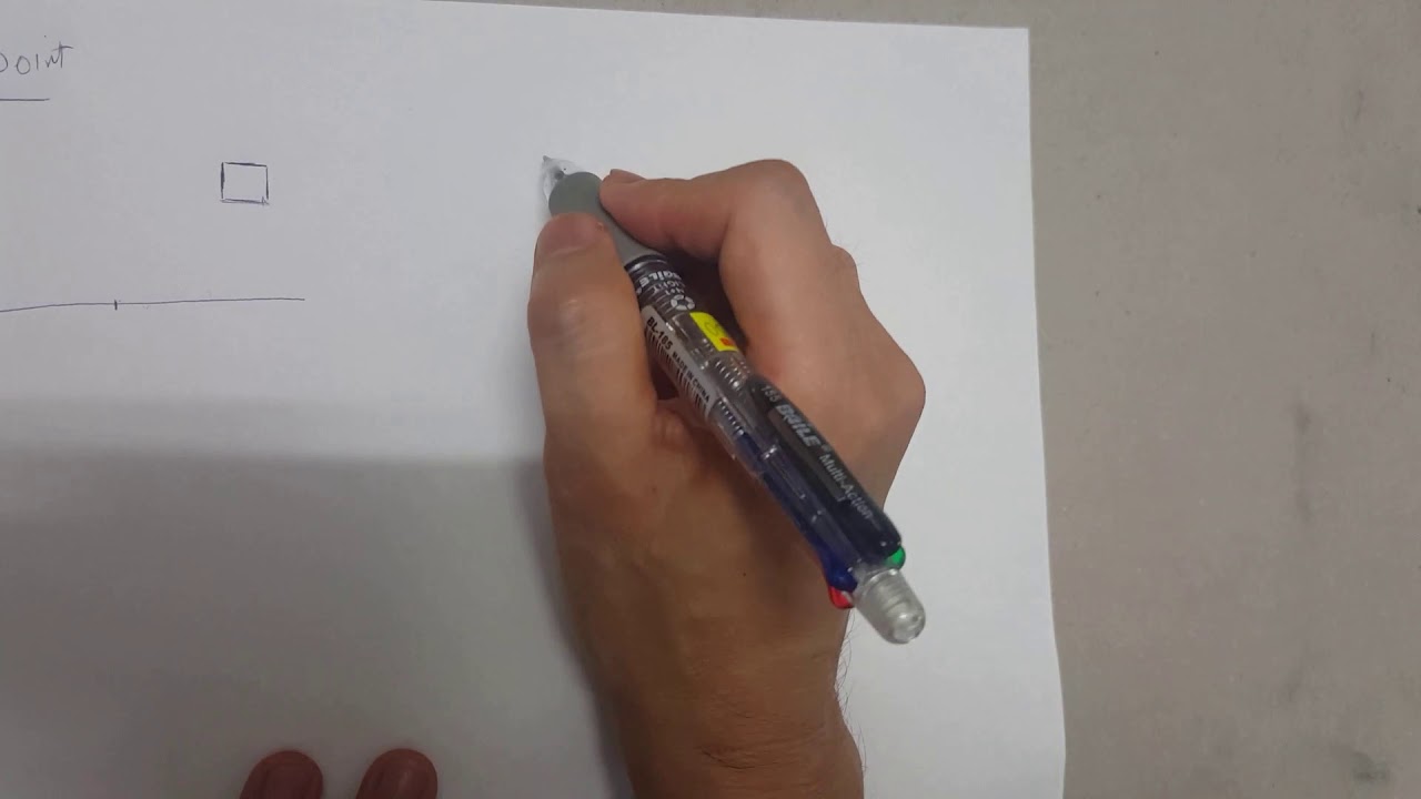 [Ballpoint Pen] Step by Step Learn to Draw - Lesson 9 One Point ...
