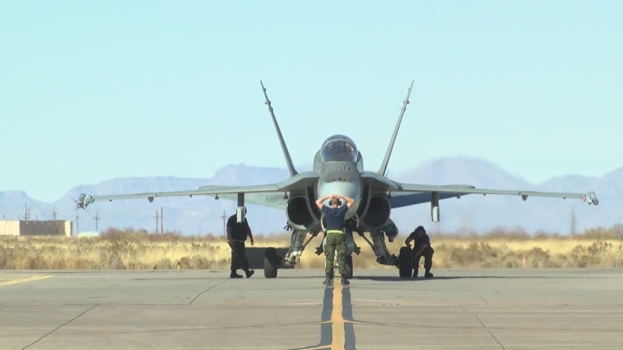 Royal Canadian Air Force trains at Holloman AFB - YouTube