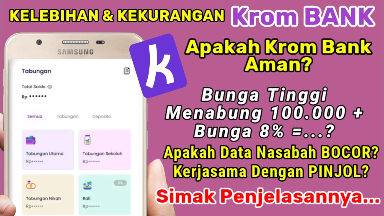 REVIEW KROM BANK | KELEBIHAN & KEUNTUNGAN KROM BANK, APAKAH KROM BANK ...