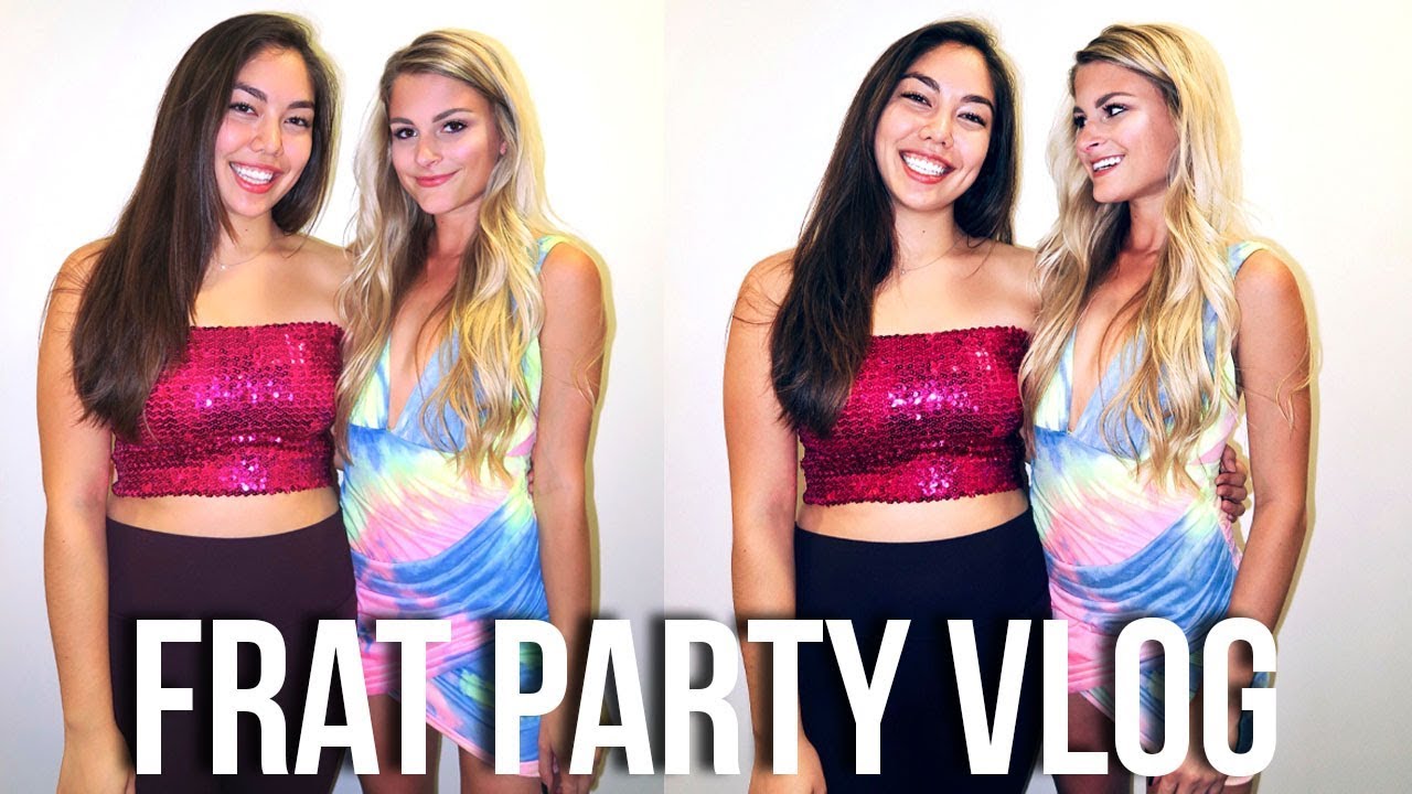 Vlogging At A Frat Party Tasha Farsaci Youtube