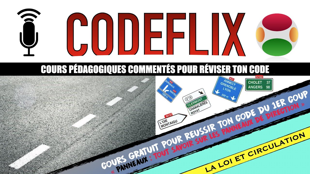 COURS DE CODE GRATUIT : Tout savoir sur les panneaux de direction pour ...