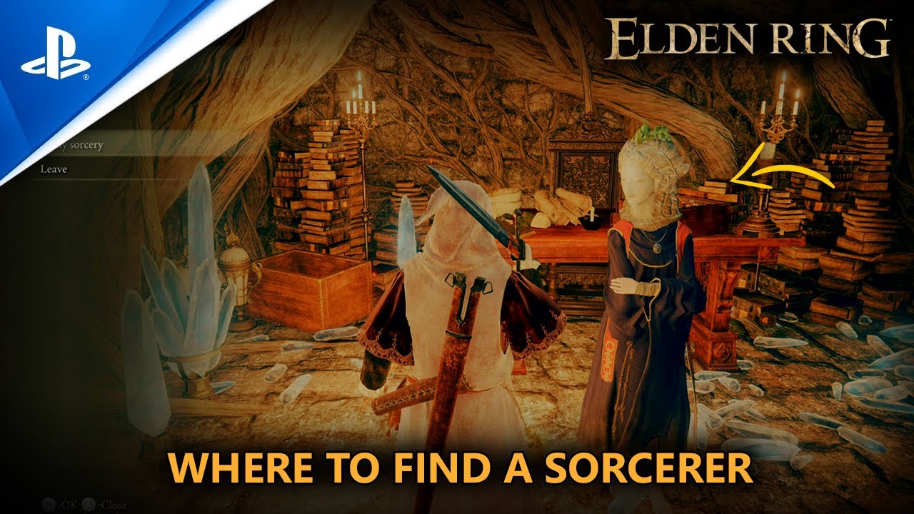 ELDEN RING | Where To Find a Sorcerer - Sorceress Sellen Location - YouTube