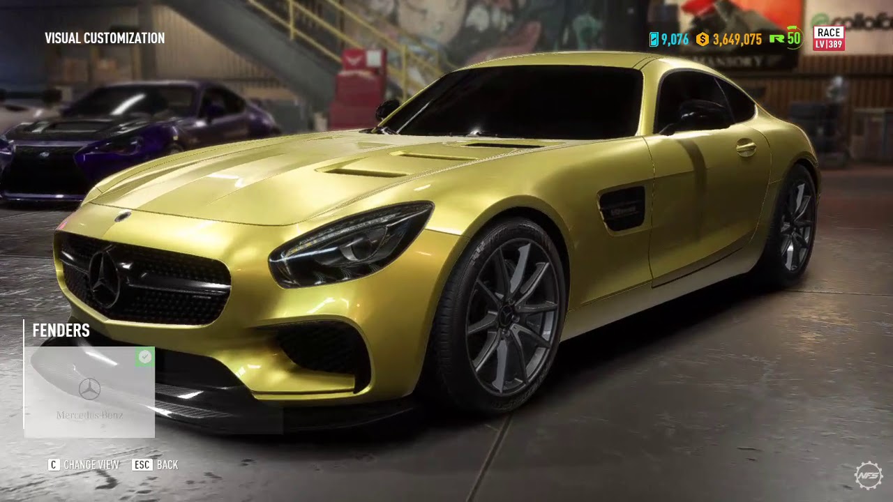 Need for Speed Payback - Mercedes-AMG GT- Customization | Max build ...